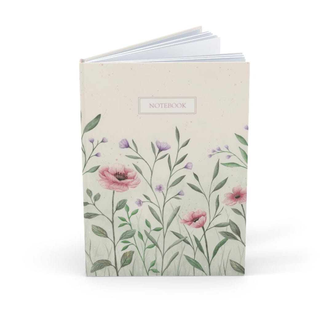 Notebook (A5) - Spring Flowers - Etsy