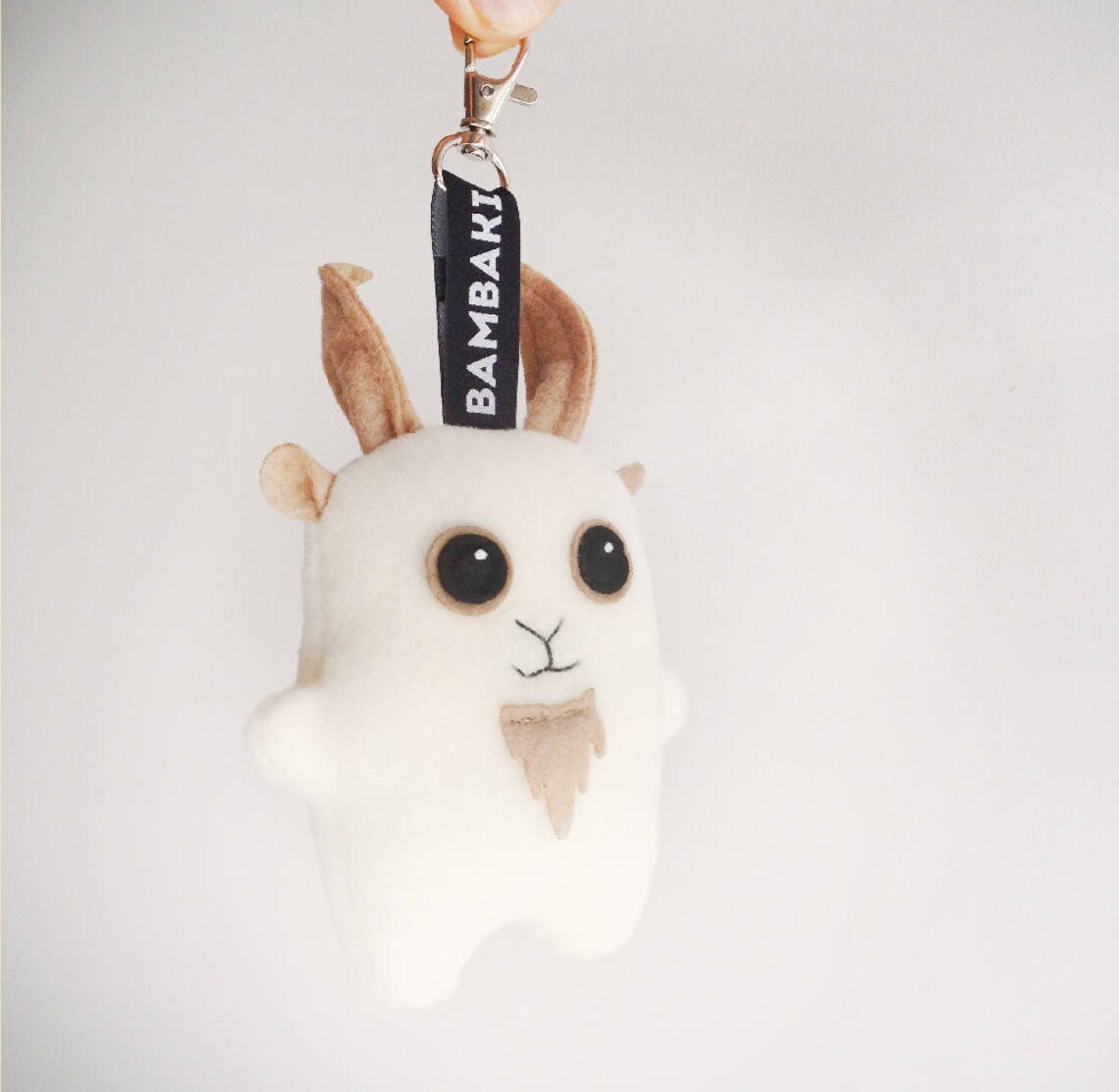 Little Bambak Goat Farm Animal Geek Toy Horns Key Chain - Etsy
