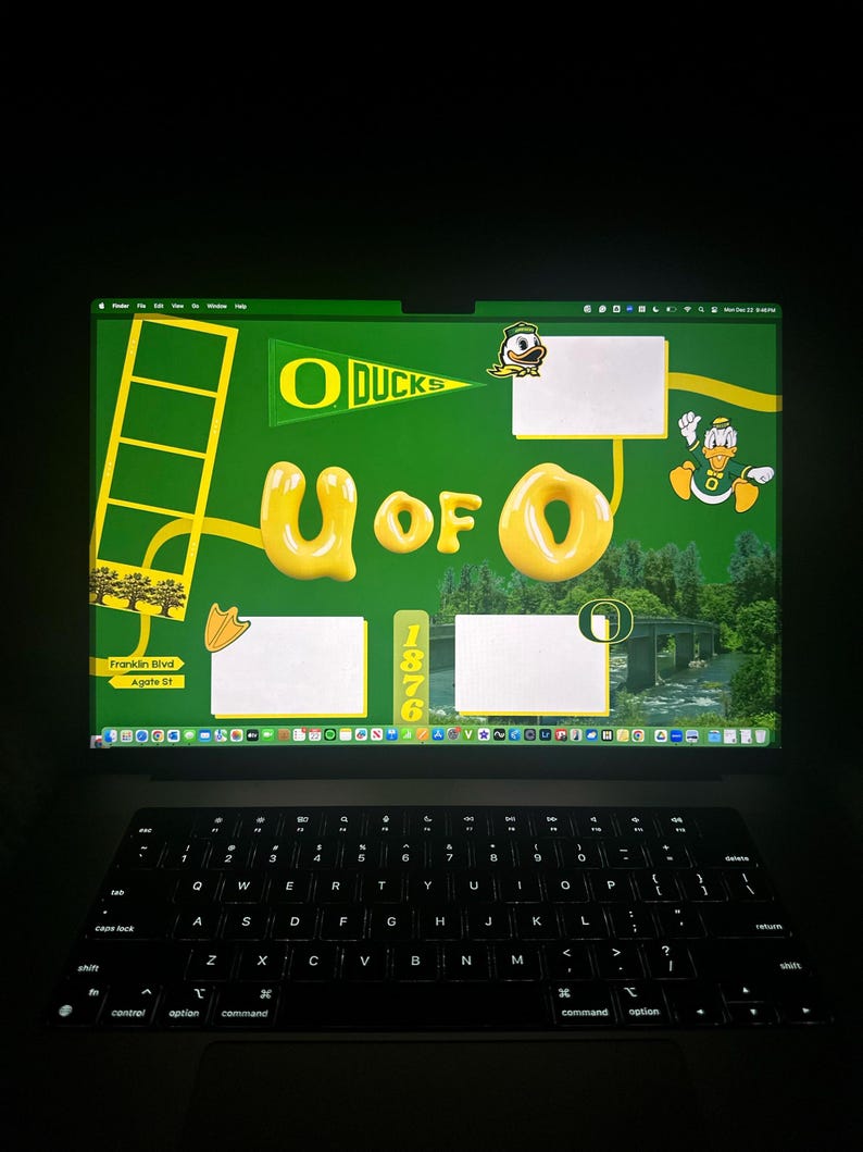 University of Oregon Laptop Wallpaper, Downloadable College Wallpaper ...