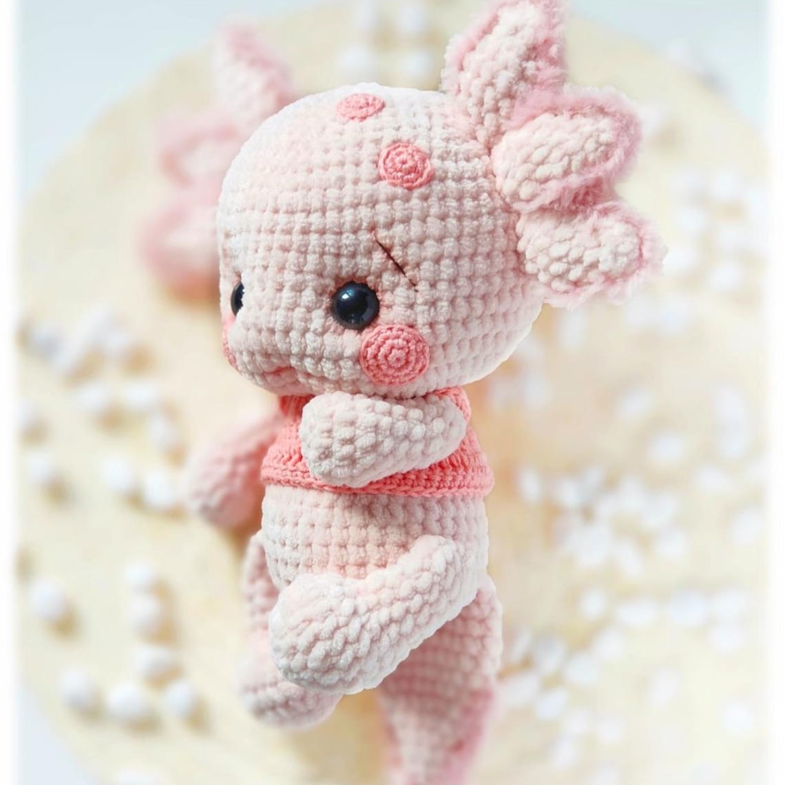 Baby Axolotl Crochet Pattern – Amigurumi Axolotl Toy PDF | Cute Plush ...