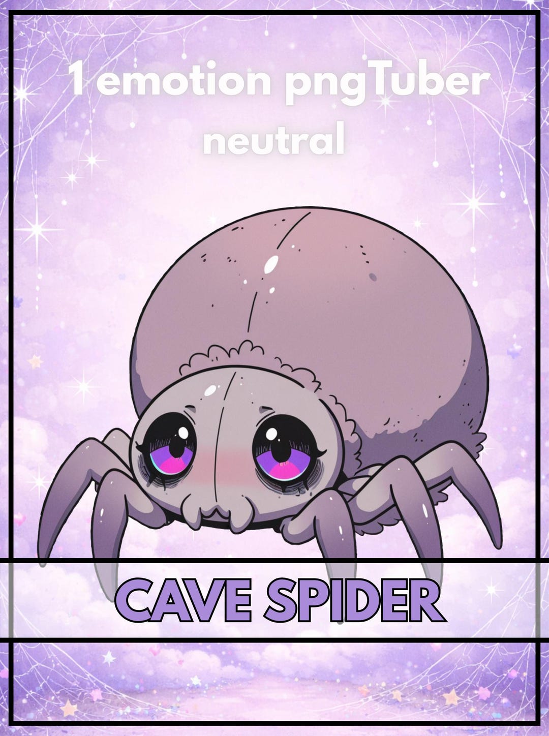 Cave Spider Uwu Pngtuber / Twitch Streamer /discord Reactive Images ...
