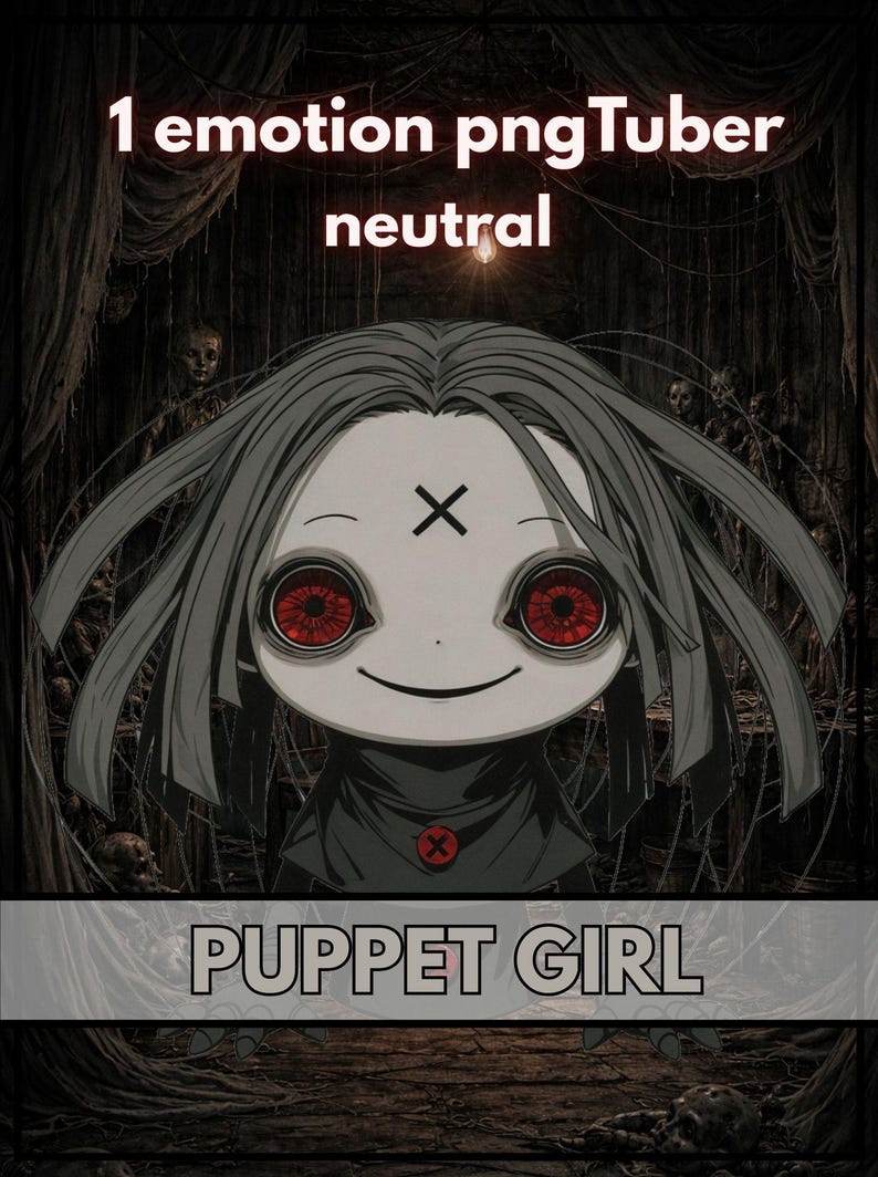 Puppet Girl Pngtuber / Twitch Streamer /discord Reactive Images ...