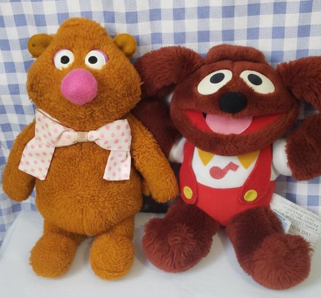 Vintage Muppet Duo - 1970s Fisher-price Fozzie Bear & 1980s Muppet ...
