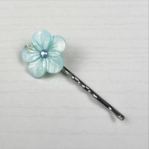 Robin Egg Blue Mother of Pearl and Air Blue Opal Swarovski Crystal ...