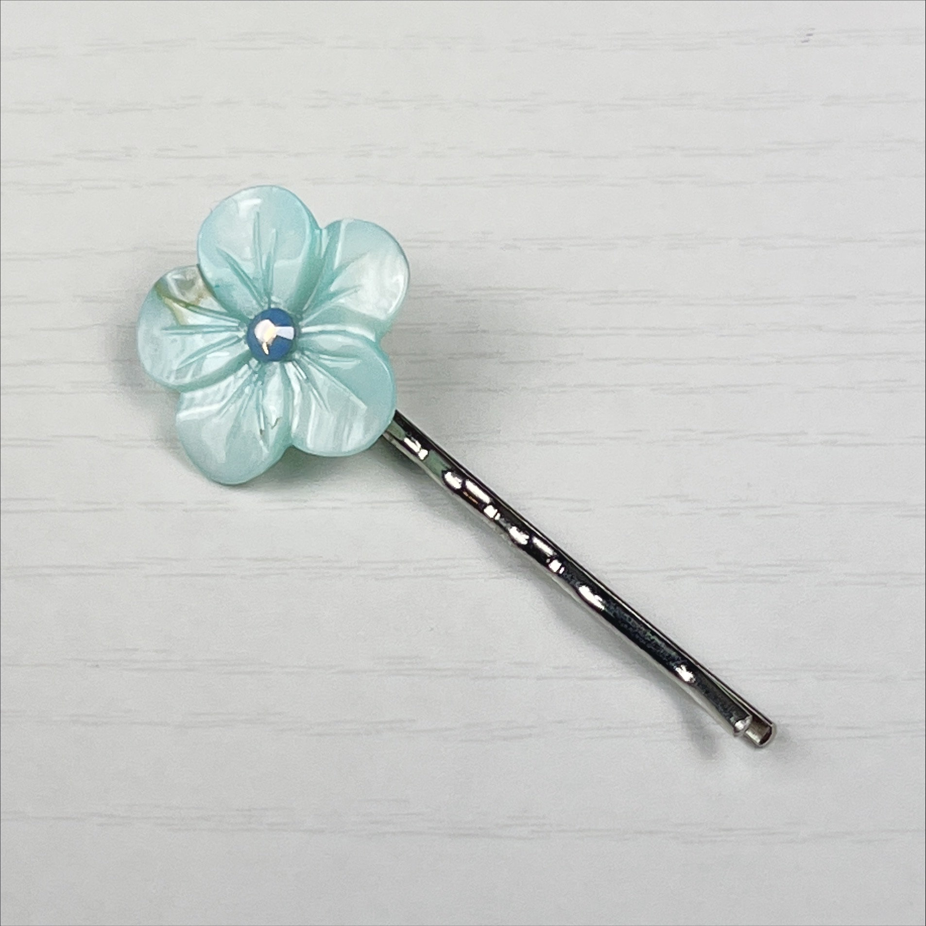 Robin Egg Blue Mother of Pearl and Air Blue Opal Swarovski Crystal ...