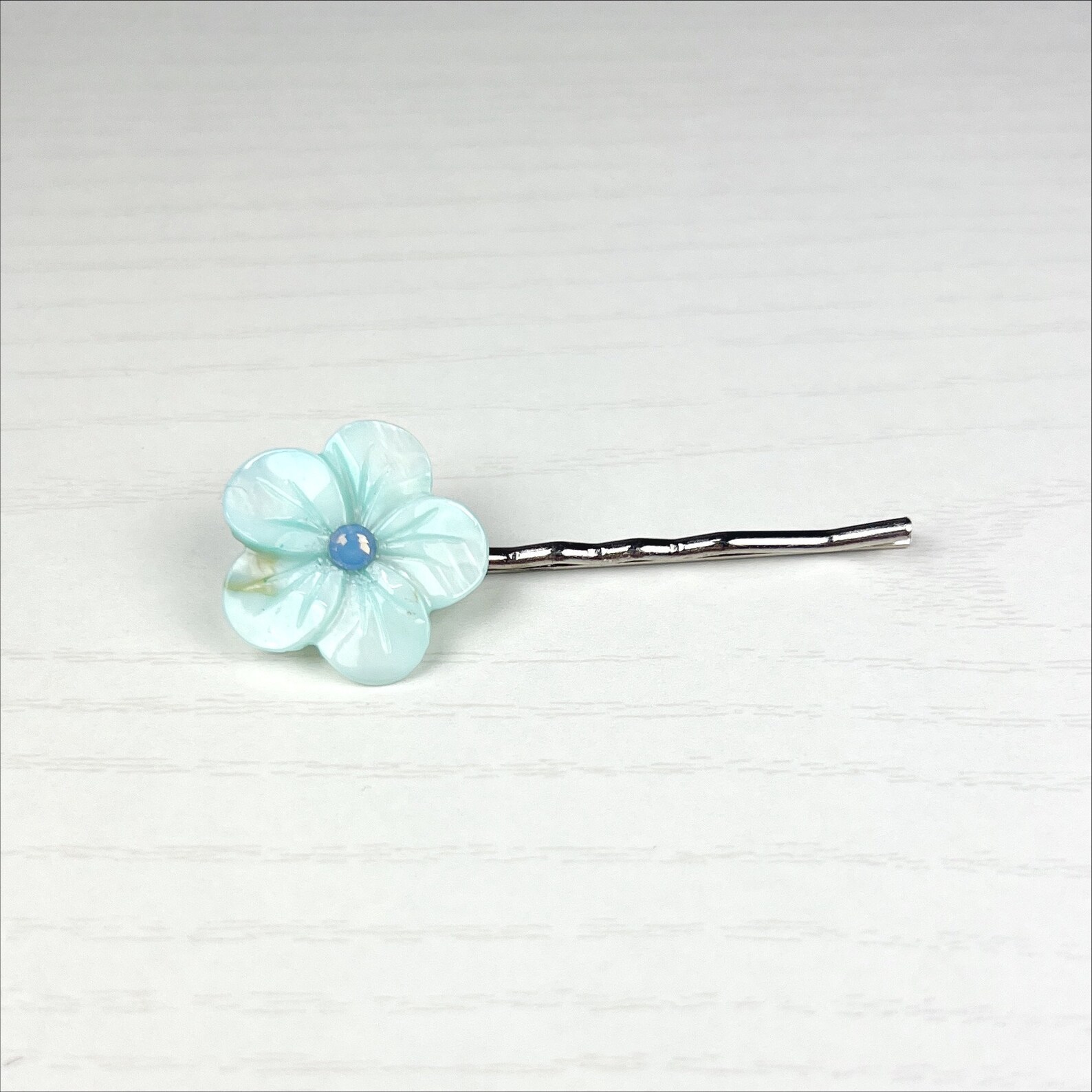 Robin Egg Blue Mother of Pearl and Air Blue Opal Swarovski Crystal ...