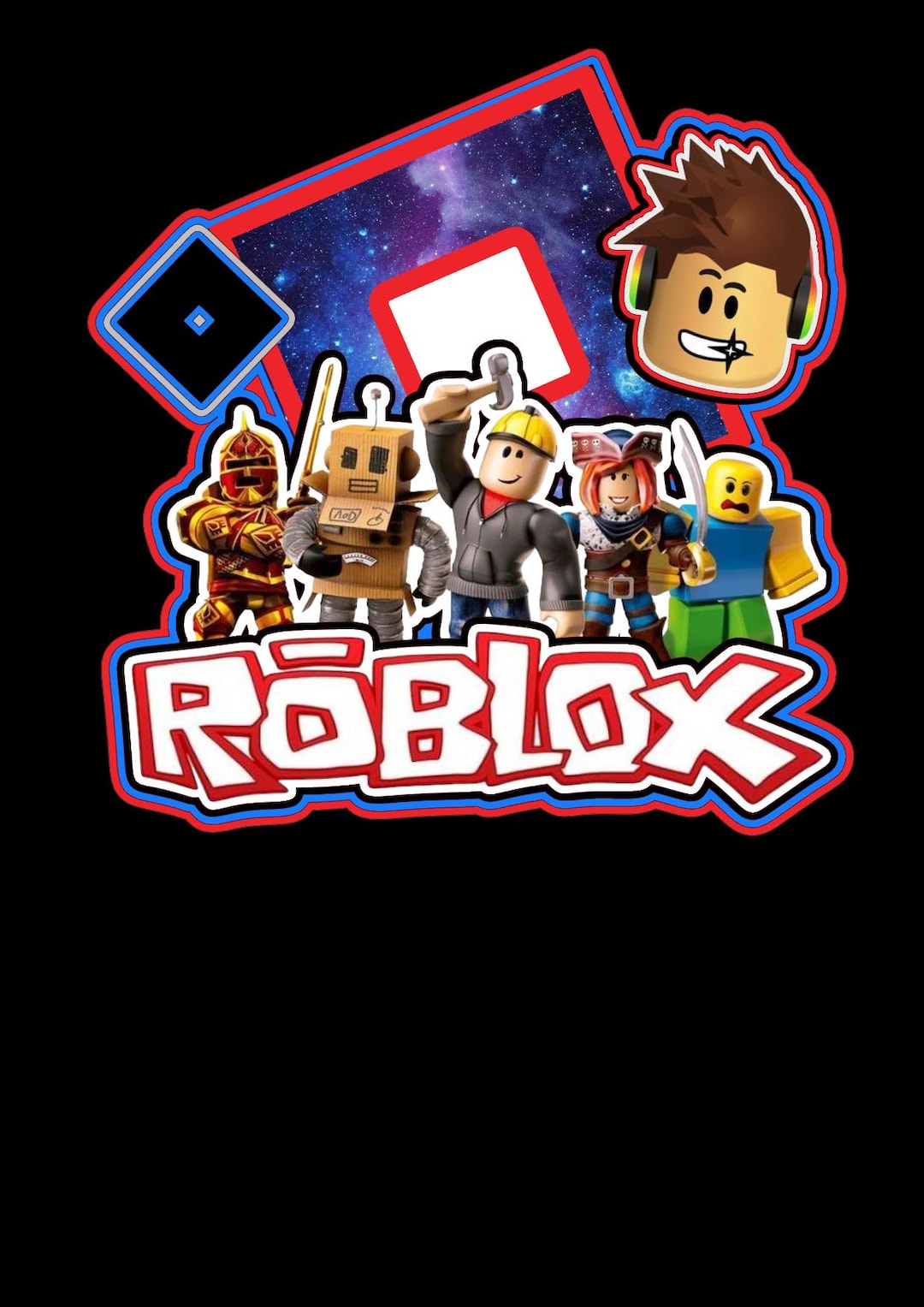 Cake Topper Roblox 3D - Etsy
