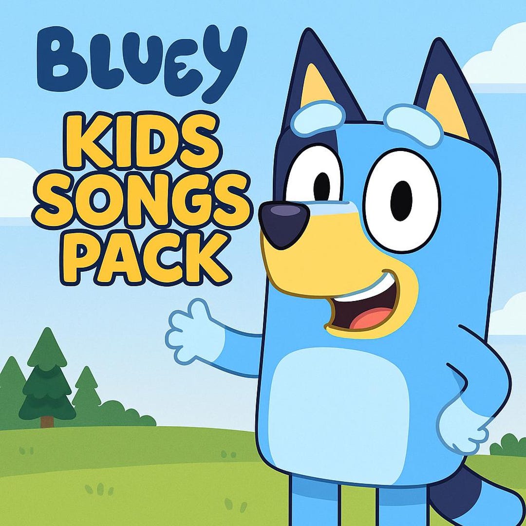 Bluey Kids Songs Pack – Fun Preschool Music for Toddlers | Baby ...