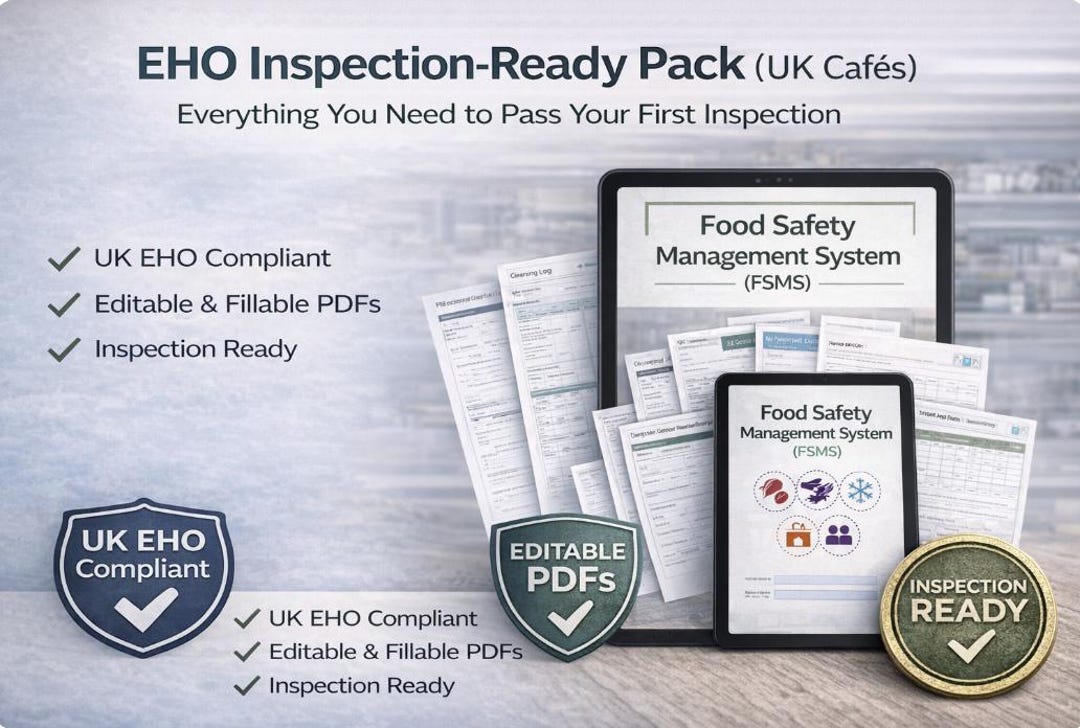 EHO Inspection Ready Pack – UK Cafés | Complete Food Safety ...