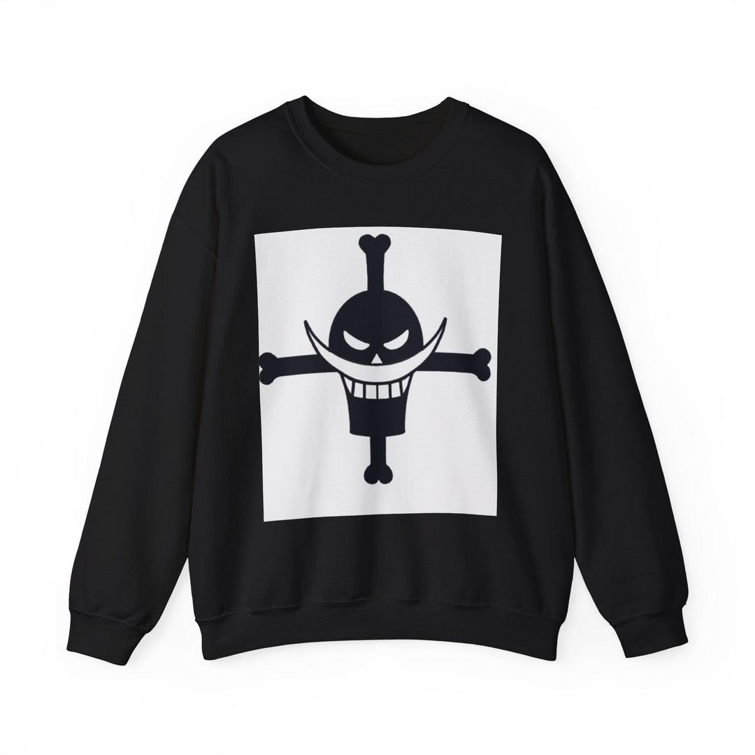 Whitebeard Jolly Roger Crewneck Sweatshirt | One Piece - Etsy