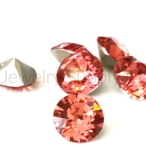Lt Rose 39ss 8mm Crystal Chatons - Etsy