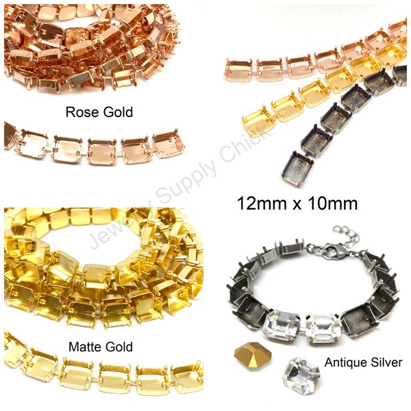 Swarovski Cup Chain - Etsy