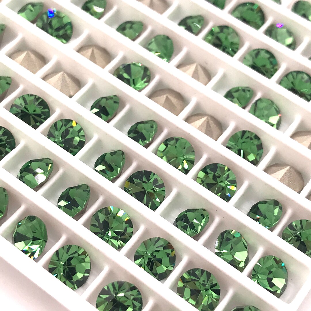 Erinite 29ss (6mm) Crystal Pointed Back Chatons - Preciosa Maxima - Etsy