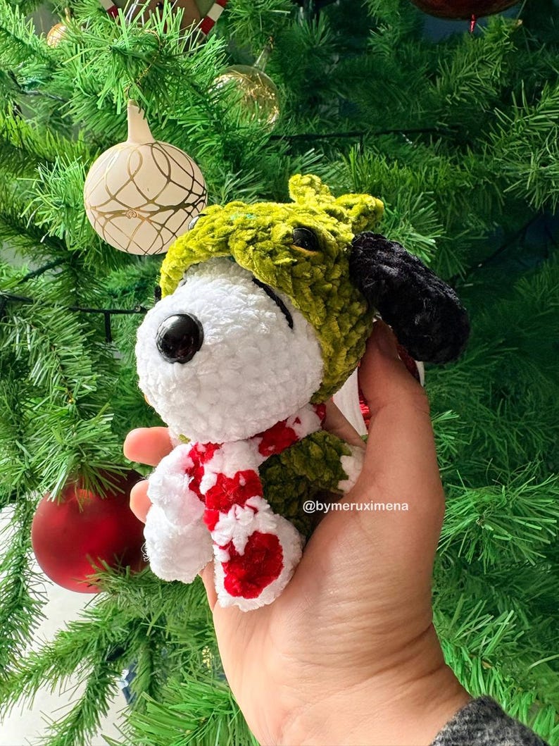 Patrón Perro Beagle – Pijama Del Grinch. Descarga En PDF En ESP/ING - Etsy