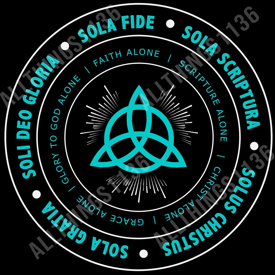 5 Solas - PNG File - Etsy