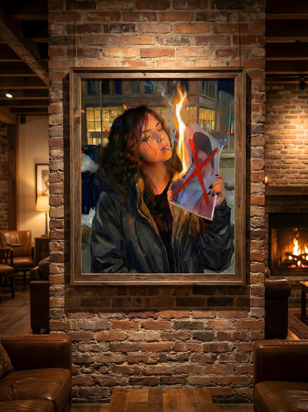 Woman of Resistance Digital Art Print, Freedom Protest Portrait, Iran ...