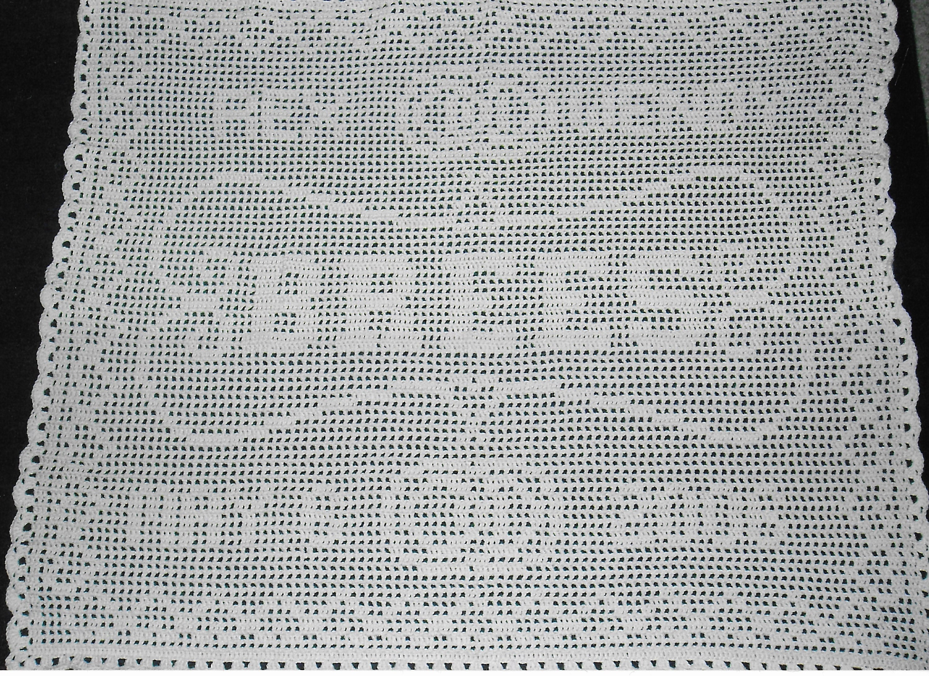 Wedding Swirls Filet Crochet or Cross Stitch Pattern - Etsy