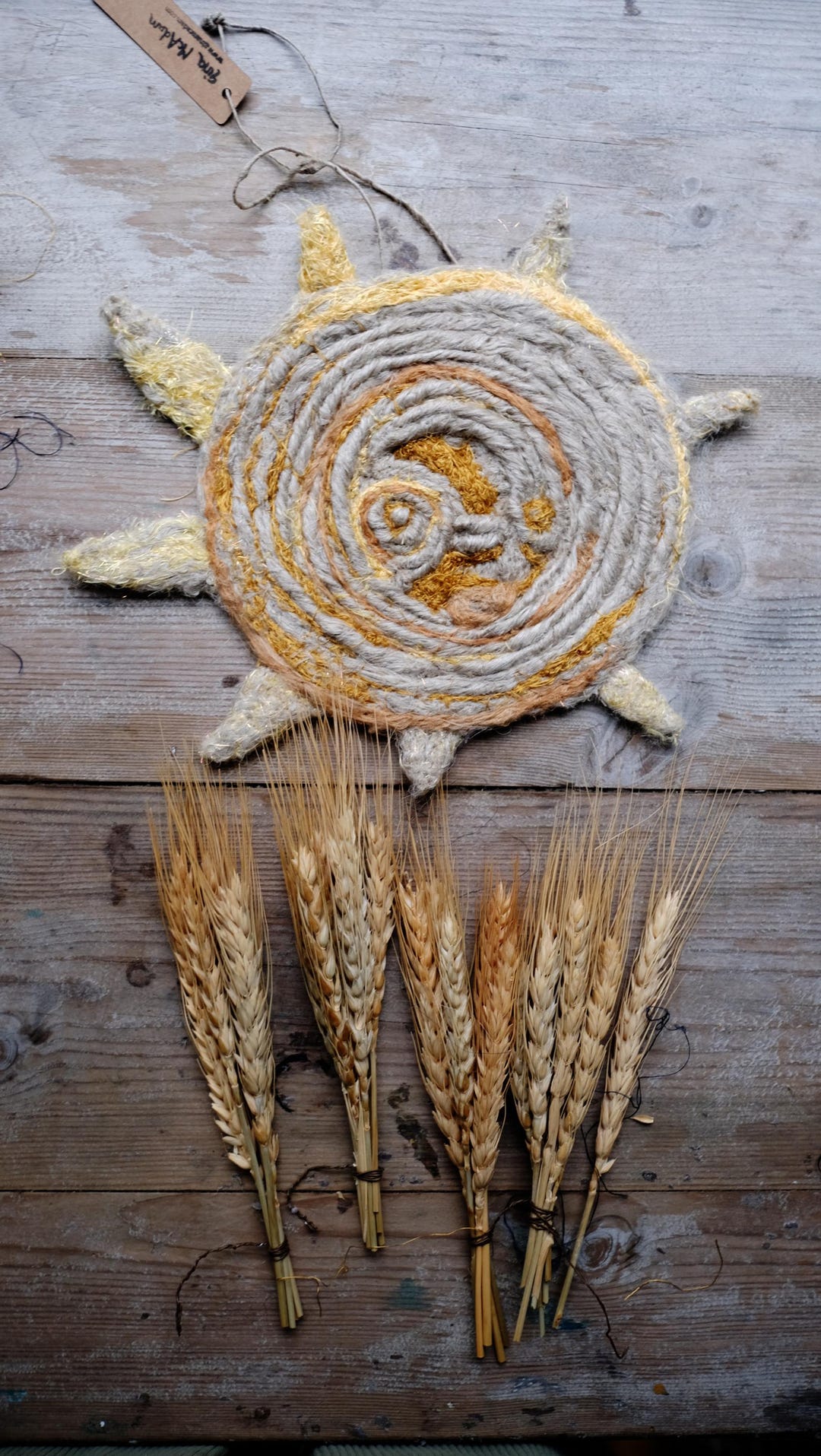 Eco-friendly DIY Needle Felting Kit: Golden Sun | Vegan Craft Kit - Etsy