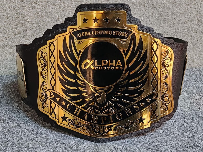 Custom Wrestling Championship Belt | American Style Heavyweight Title ...