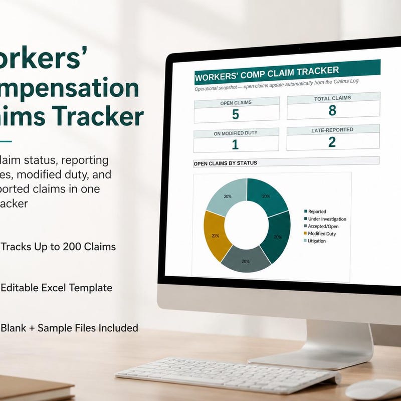 Injury Tracker Excel - Etsy