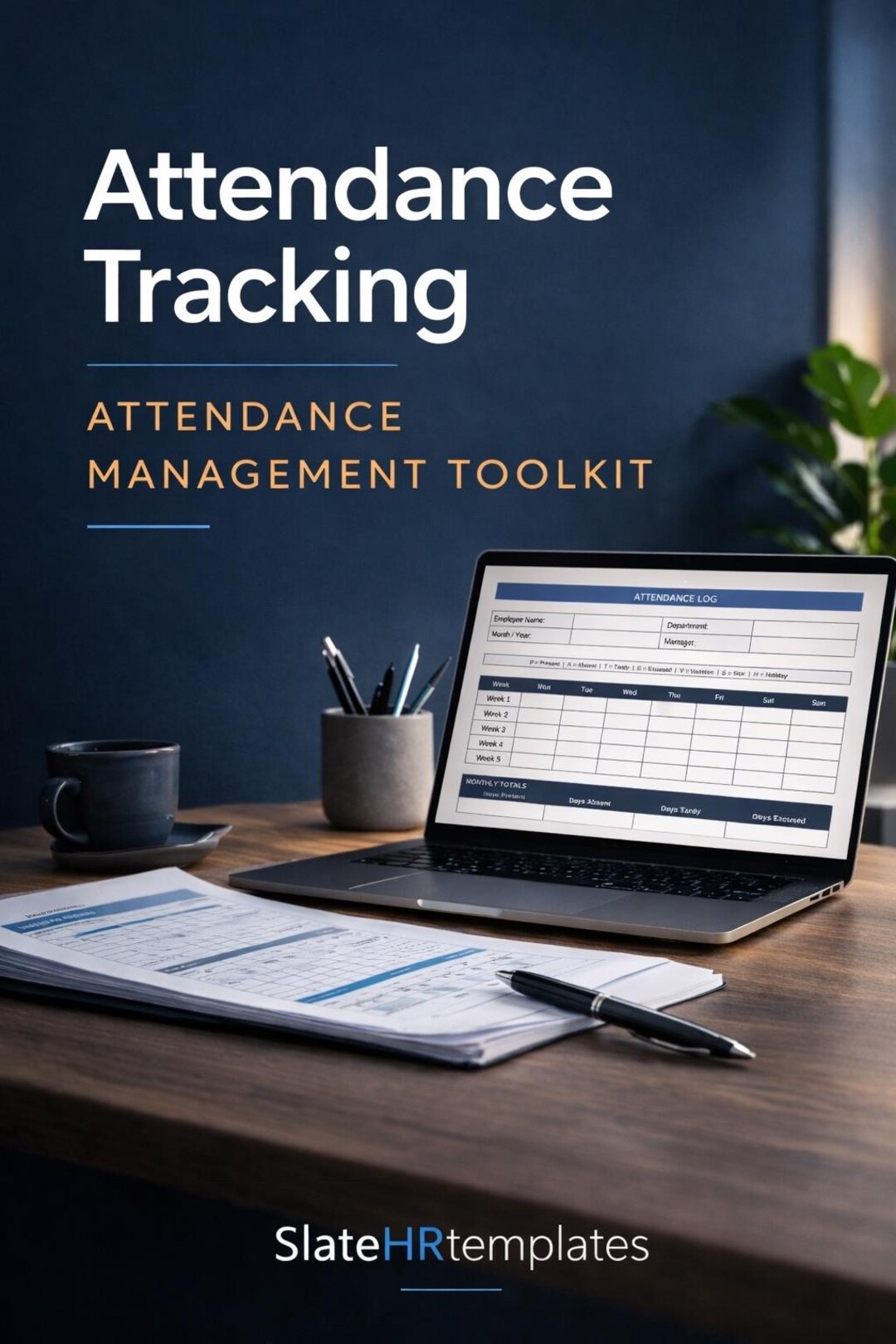 Employee Attendance Pack | Time off Request, Attendance Tracker & HR ...