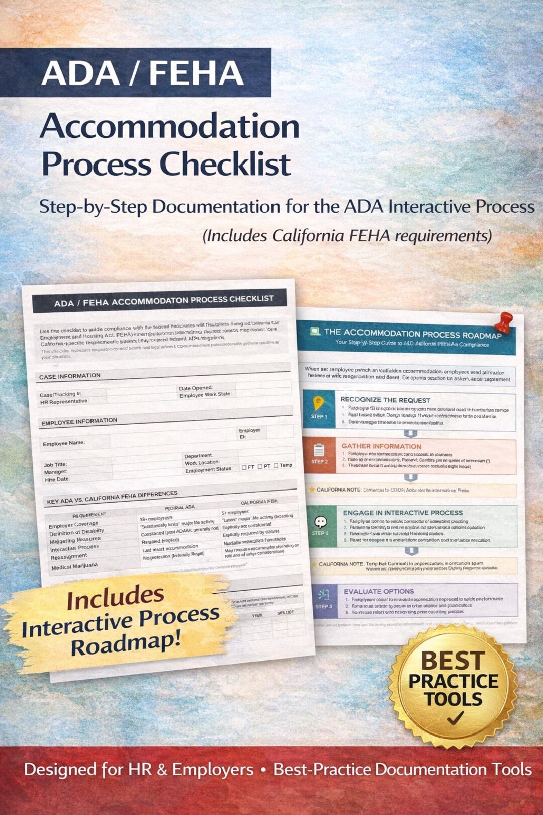 ADA / FEHA Accommodation Process Checklist - Etsy
