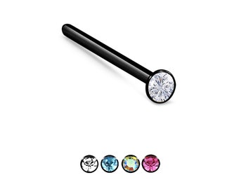 Straight Post Nose Ring - Etsy