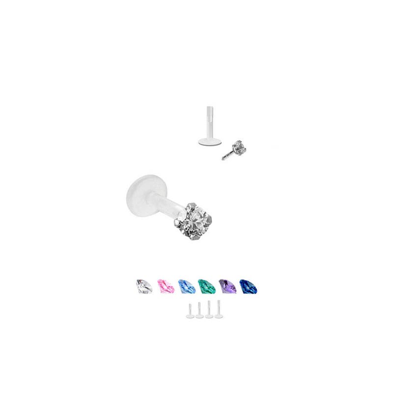 Bioflex Piercing Push Pin - Etsy