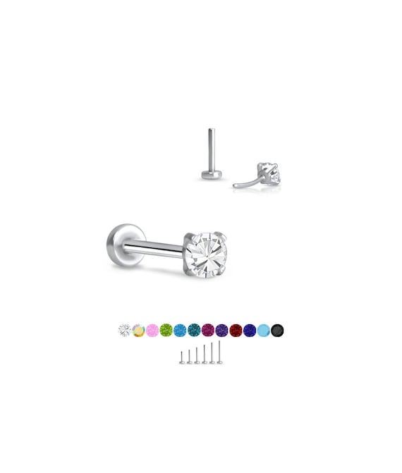 18g threadless nose stud store