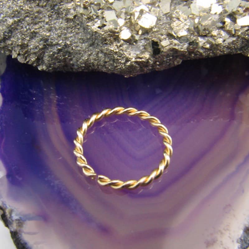 Braided Twist Nose Ring - Etsy
