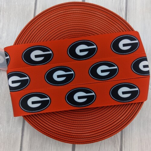 Georgia Ribbon 7/8 Inch Grosgrain Ribbon College Ribbon - Etsy