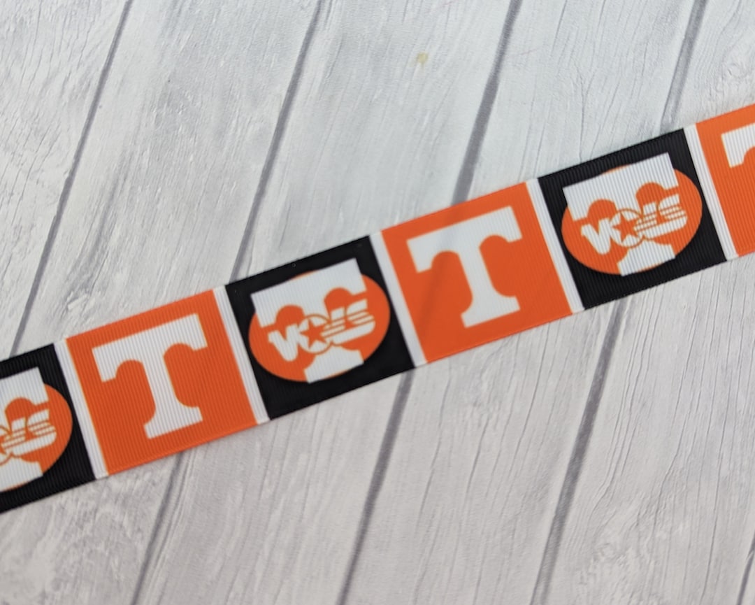 1.5 Inch Ribbon Vols Grosgrain Tennessee Ribbon 38mm Sport - Etsy
