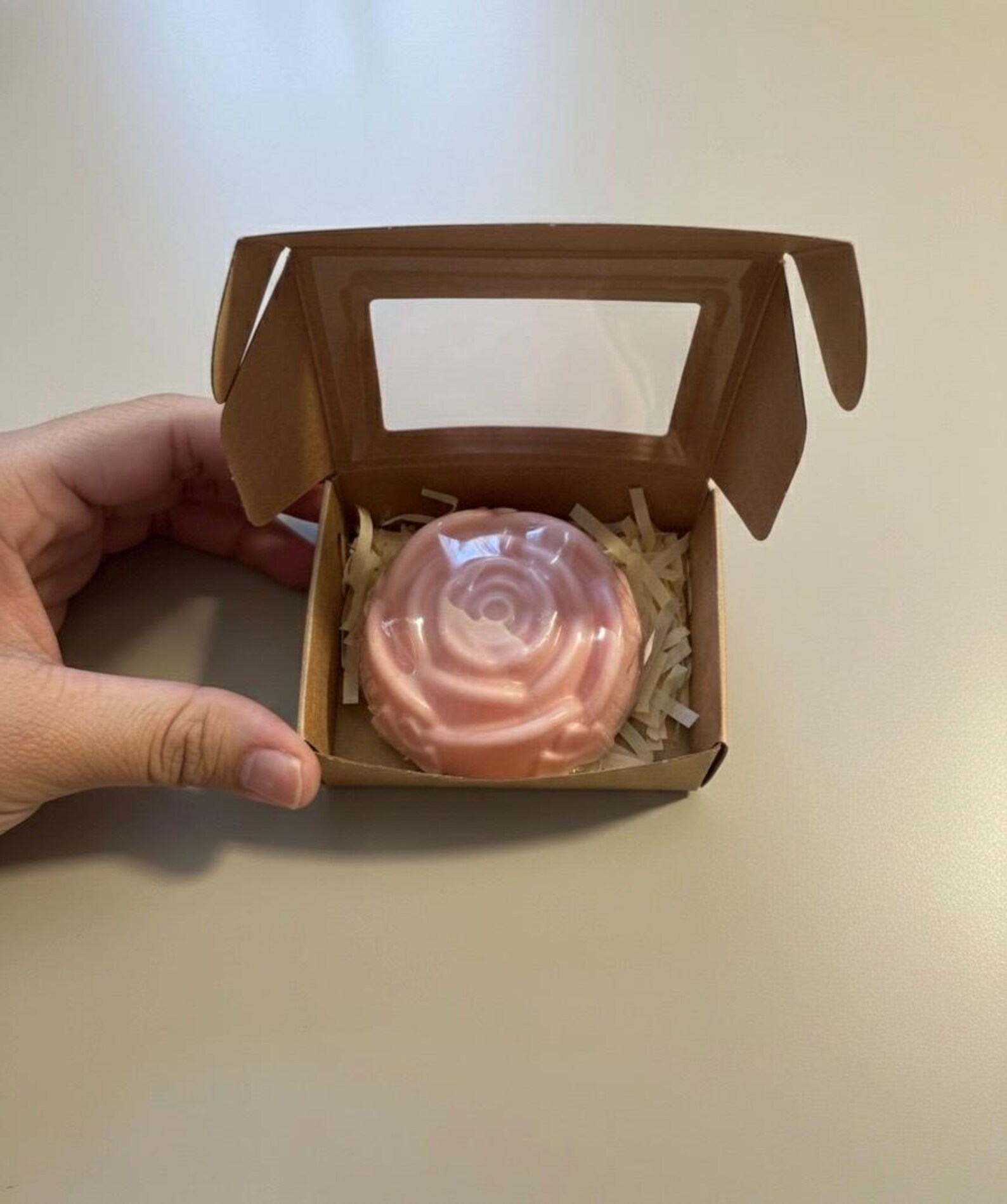 Handmade Rose Flower Soap Bar, Luxury Floral Scented Soap for Gift ...