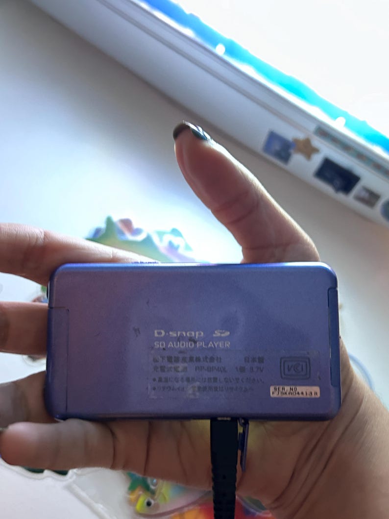 Panasonic SV-SD750V D-snap Japanese MP3 Player | SD Card Audio Player ...