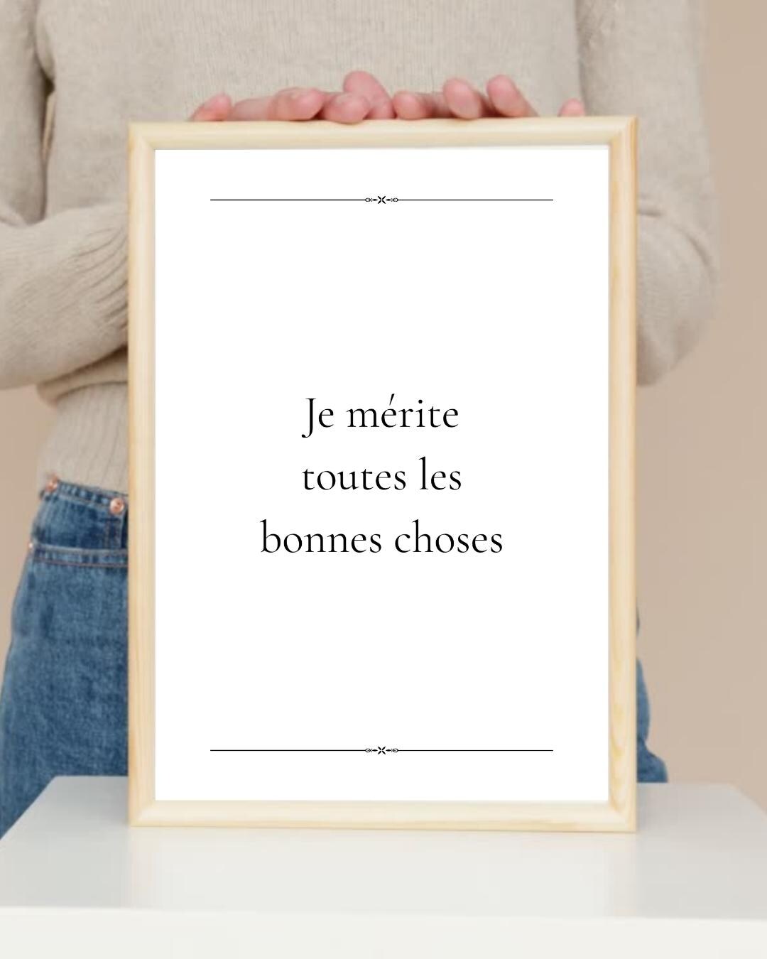 Printable Poster - Minimalist Positive Affirmation - PDF - Etsy