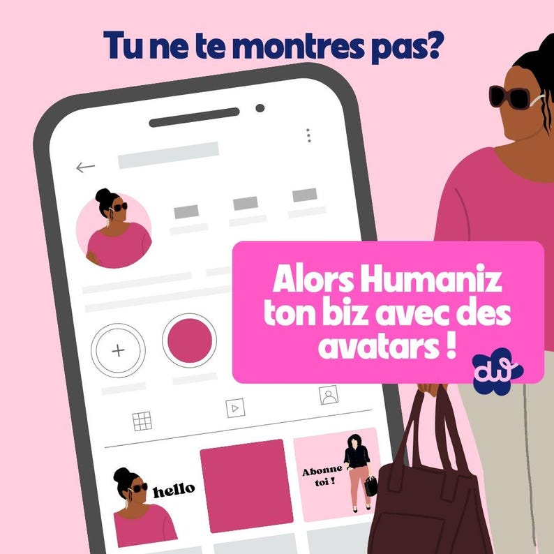 Avatar à Personnaliser Sur Canva - Etsy