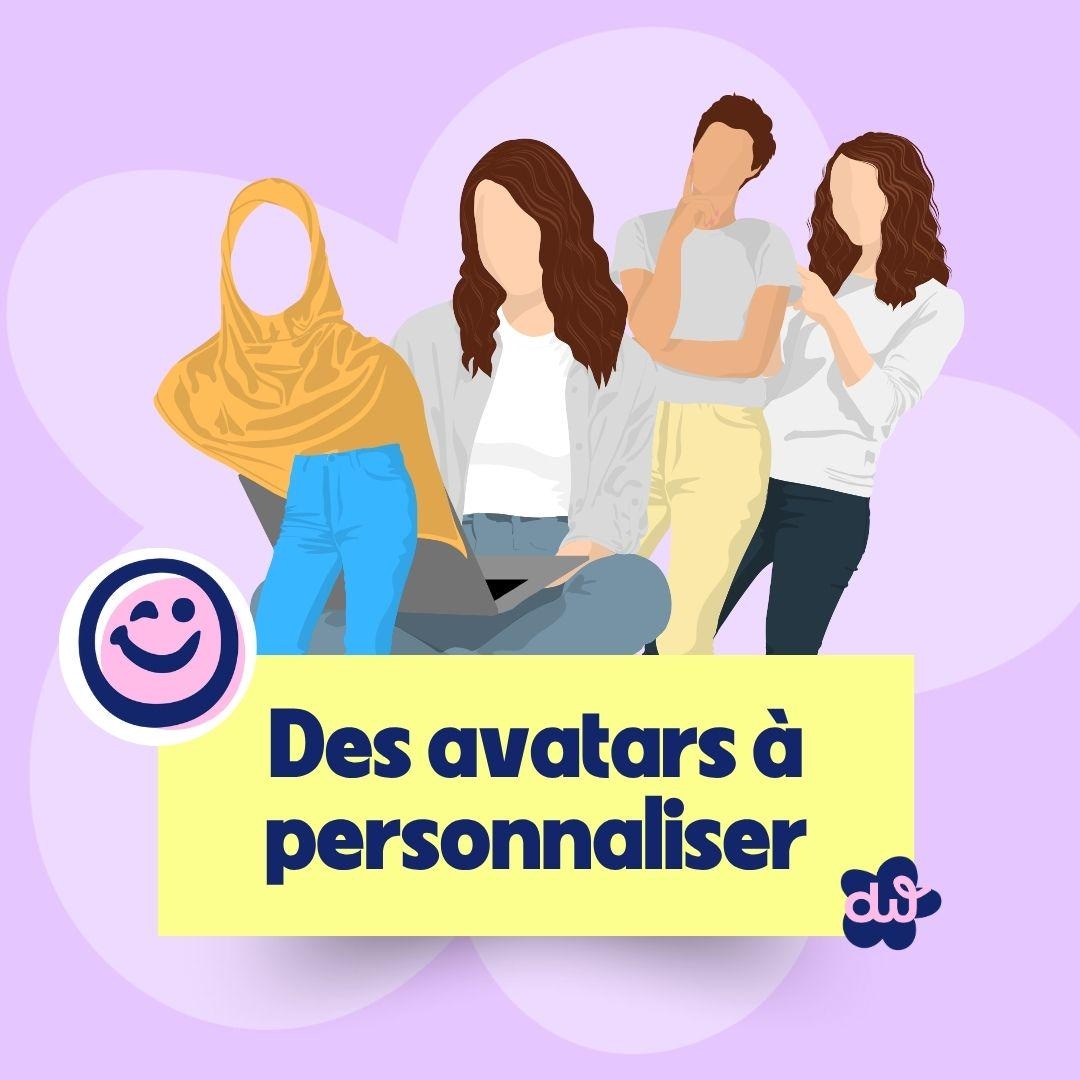 Avatar à Personnaliser Sur Canva - Etsy