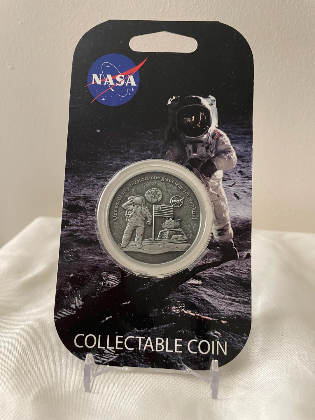 NASA Apollo 11 Lunar Moon Landing Medallion Coin Medal Neil Armstrong ...