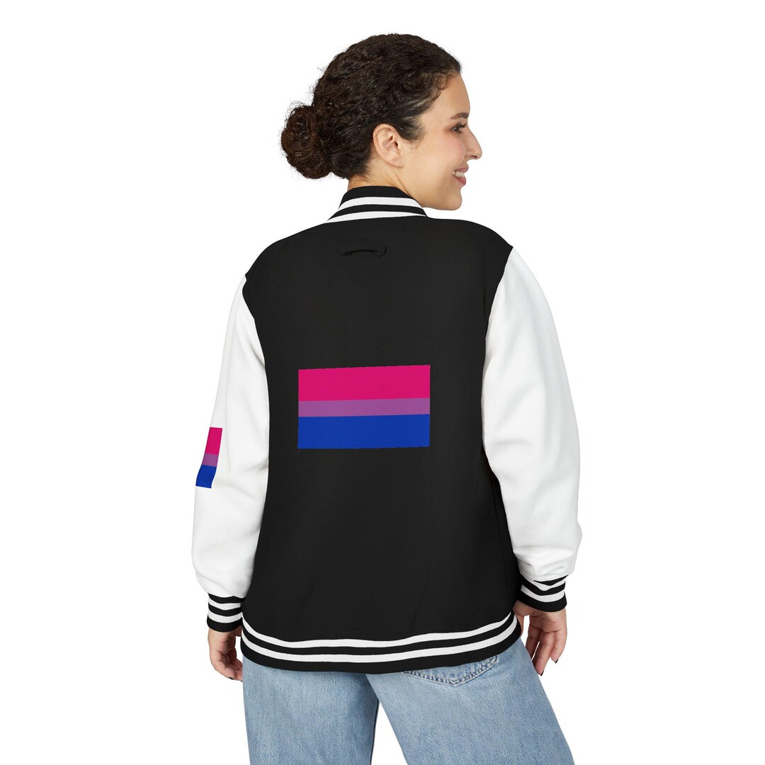 Bisexual Pride Varsity Jacket | LGBTQ Letterman Jacket - Etsy