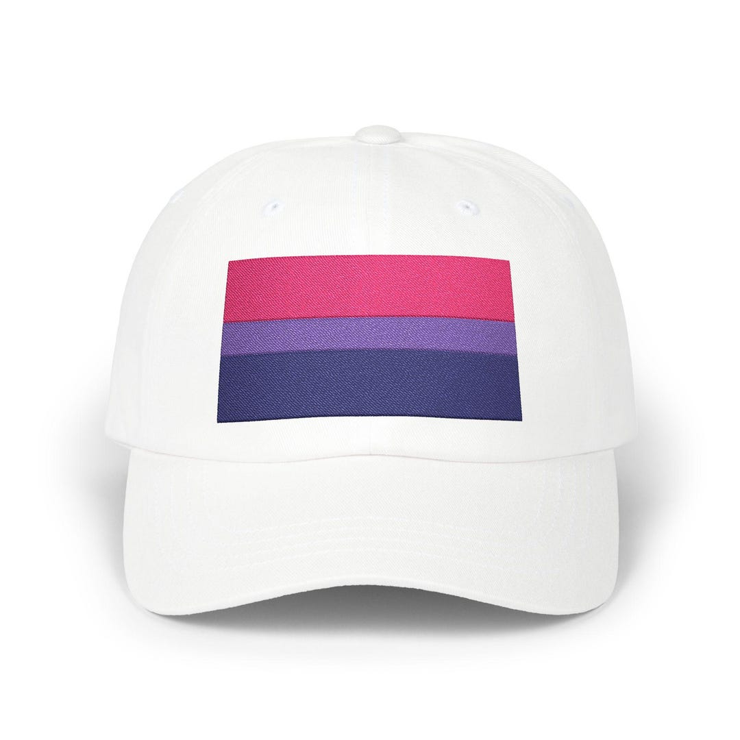 Bisexual Pride Flag Dad Cap | Embroidered Bi Pride Hat - Etsy