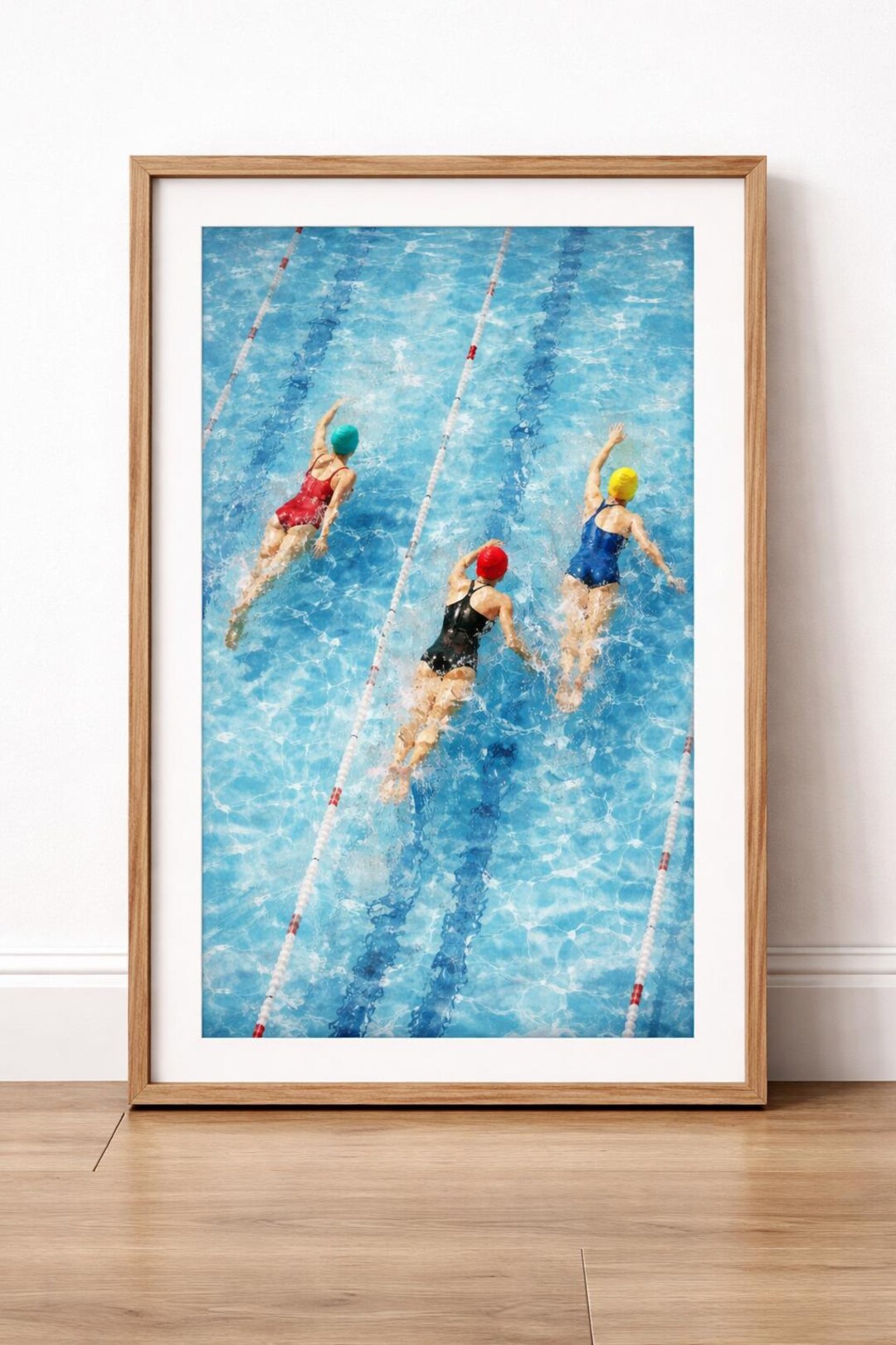 Lido Swimmers – Poolside Wall Art - Etsy