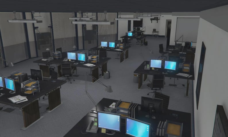 Vespucci Police Department MLO for Fivem | Modern PD Station Interior ...