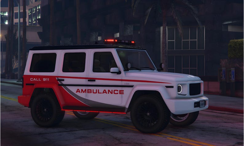 10 EMS Emergency Vehicles Pack | Fivem Lore-friendly Ambulance Car Pack ...