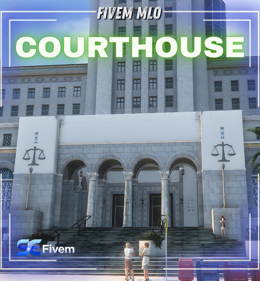 Courthouse MLO | Fivem Court Building | Fivem Mlo | Lore-friendly ...