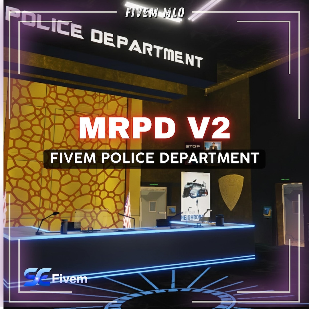 MRPD V2 Police Department MLO for Fivem | Modern Mission Row Police ...