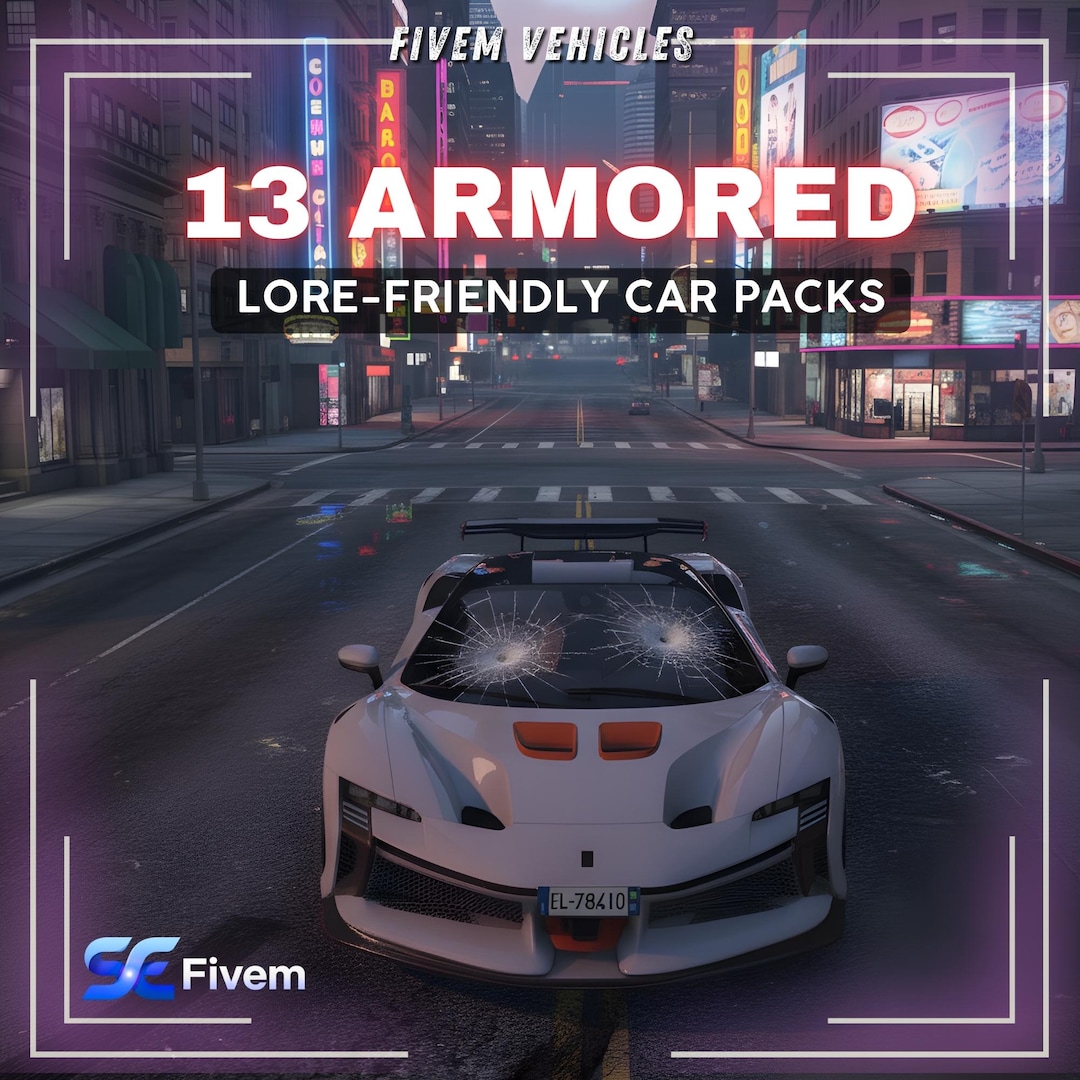 13 Armored Vehicles Pack | Fivem Lore-friendly Bulletproof Car Pack ...