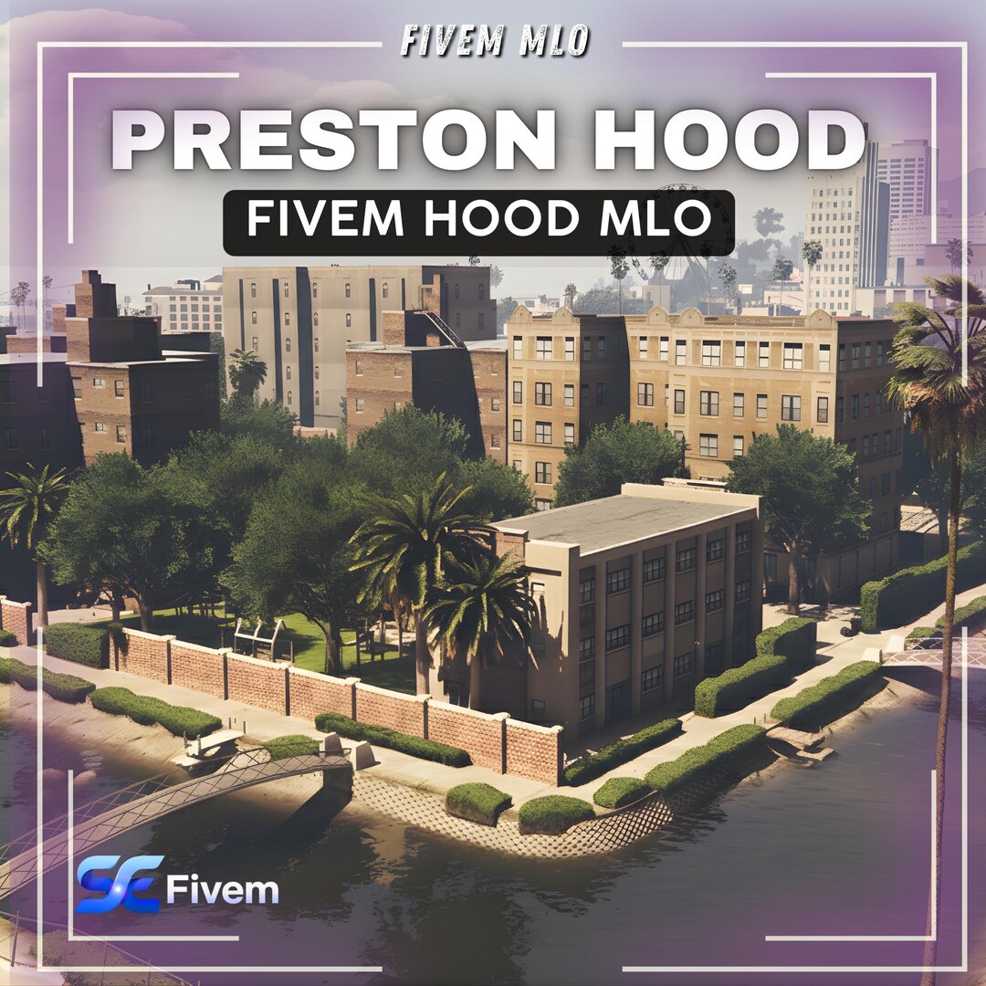 Preston Hood MLO / FiveM Hood Map / FiveM Gang & Street RP Neighborhood ...