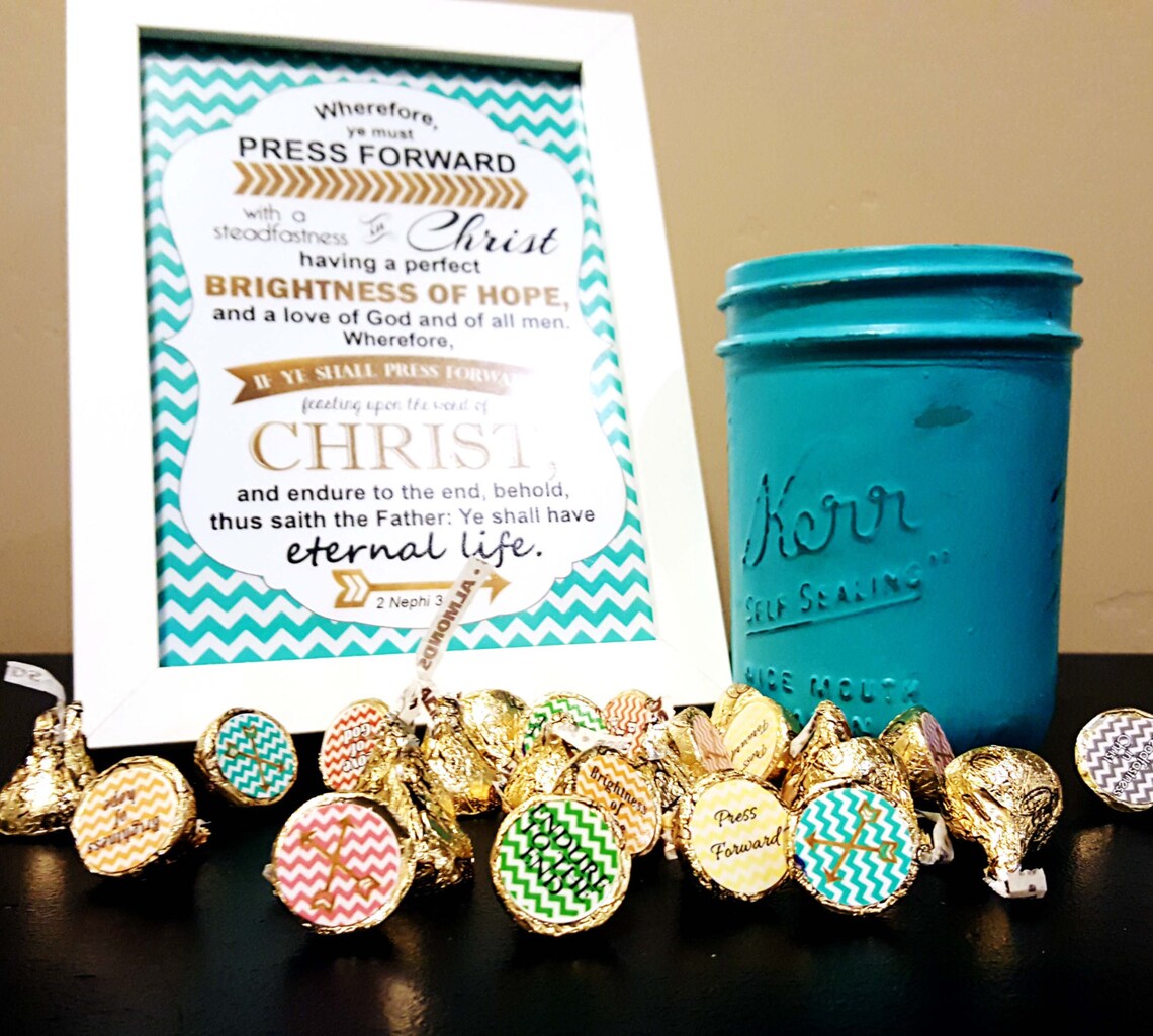 4x6 Press Forward With a Steadfastness in Christ. 2016 Mutual Theme ...