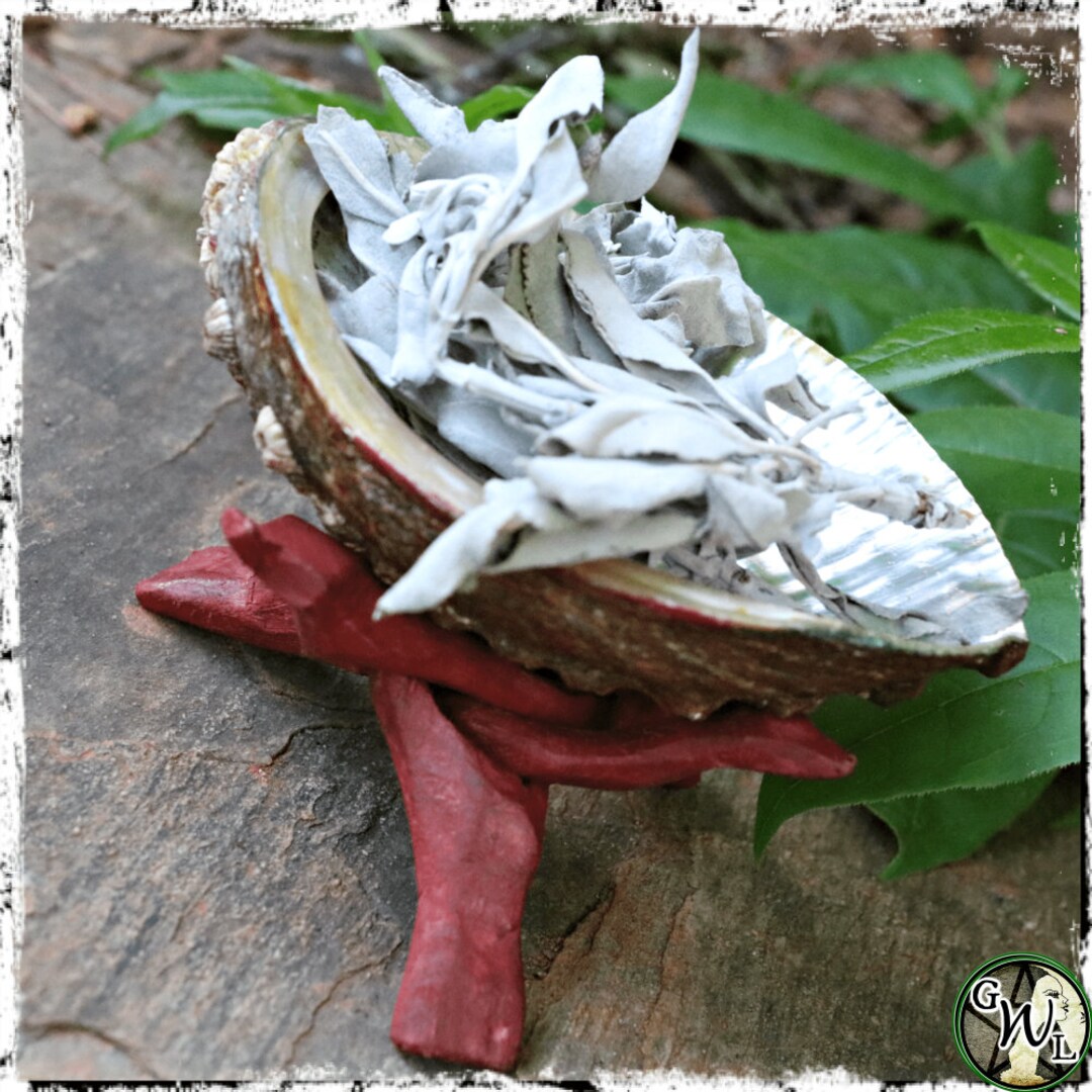 Wooden Crystal Stand | Crystals Spheres, Abalone Shells - Etsy