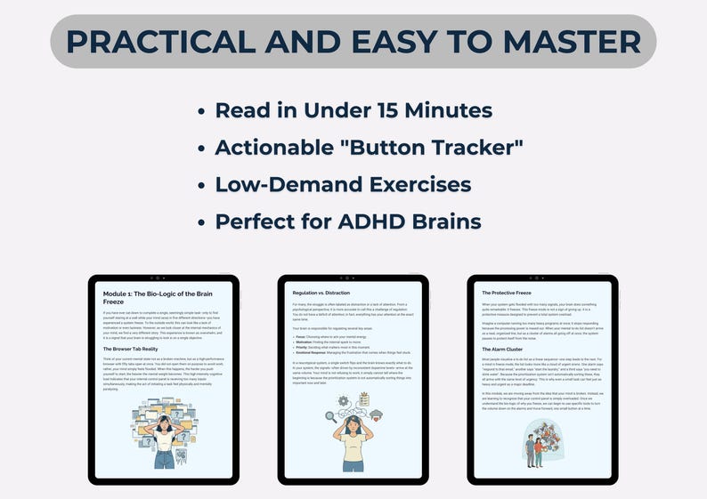 Stop Doom Scrolling Guide | ADHD Paralysis Worksheets | Dopamine Menu ...
